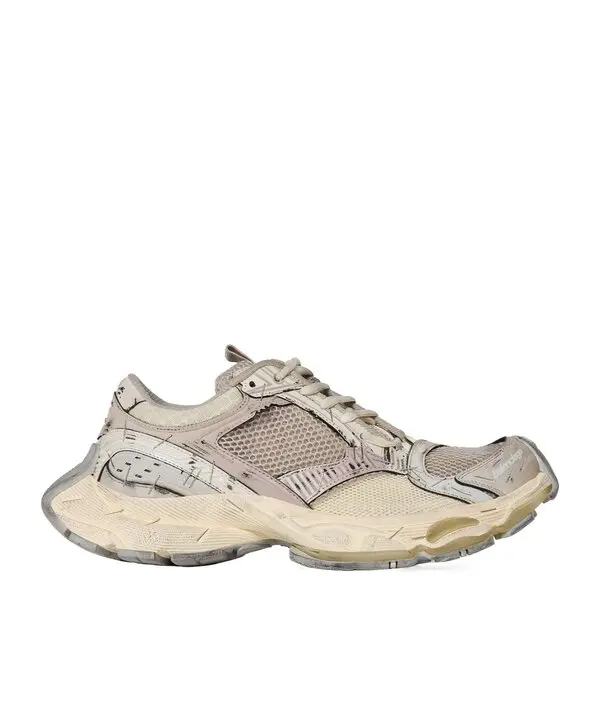 Balenciaga Stapler Sneaker - Nude