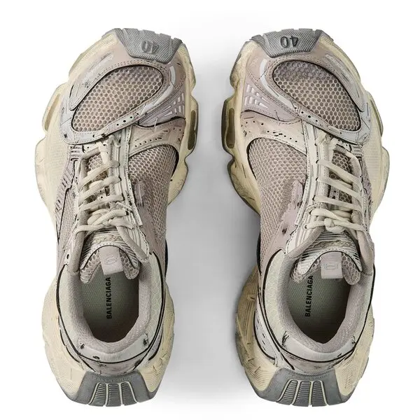 Balenciaga Stapler Sneaker - Nude