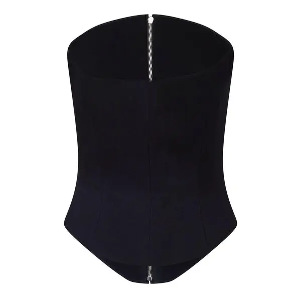 Alexander McQueen Strapless Corset Top