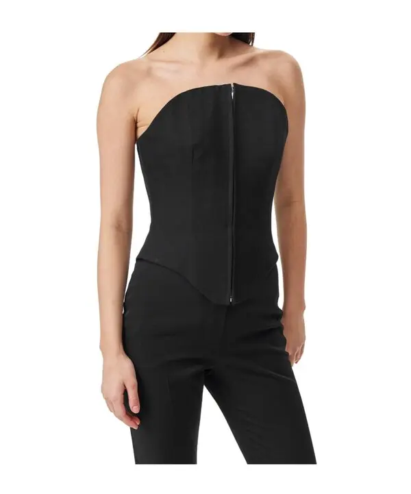 Alexander McQueen Strapless Corset Top
