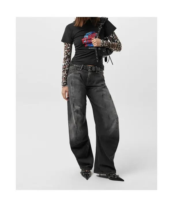 Balenciaga Printed Long Sleeve T-shirt