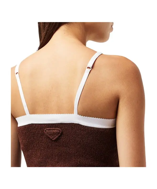 Prada Cropped Knit Camisole