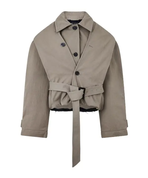 Balenciaga Hooded Trench Coat