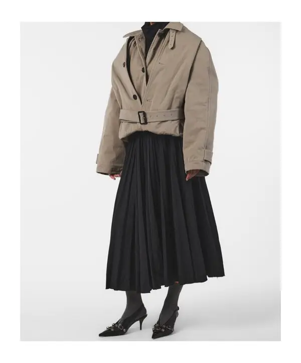 Balenciaga Hooded Trench Coat