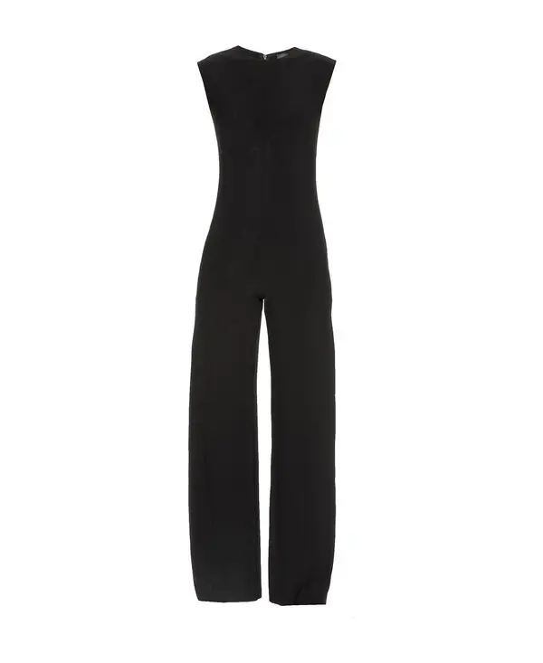 Norma Kamali Sleeveless Wide-leg Jumpsuit