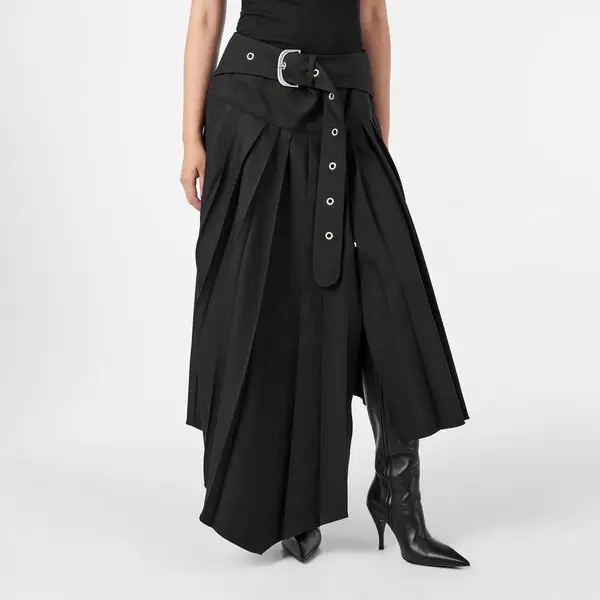 Off-White Pleated Skirt