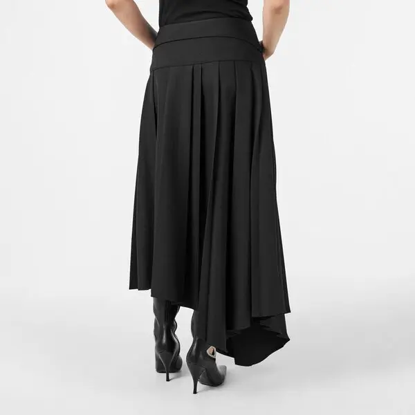 Off-White Pleated Skirt
