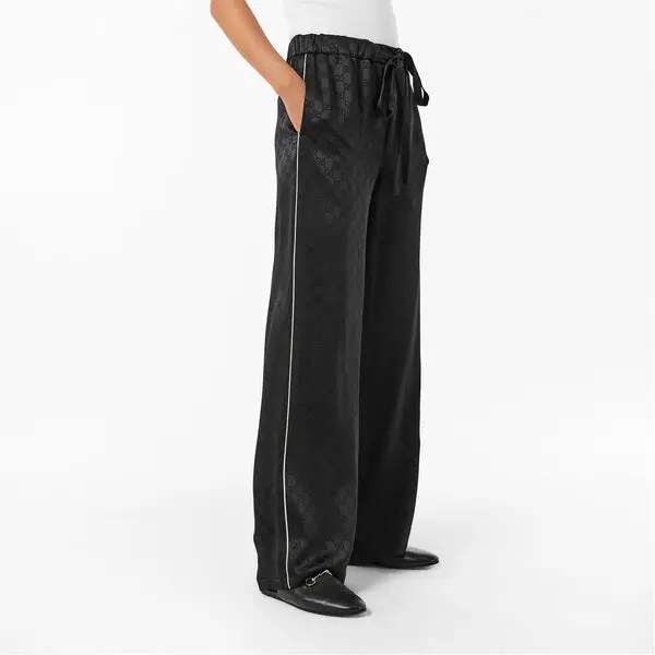 Gucci Logo Wide-leg Track Pants