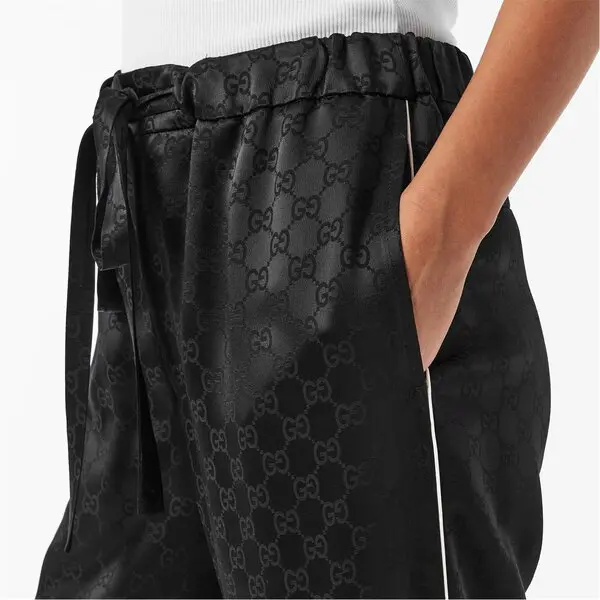 Gucci Logo Wide-leg Track Pants