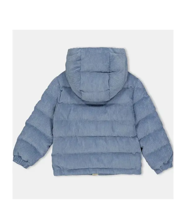Moncler Quilted Down Jacket With Logo Patch