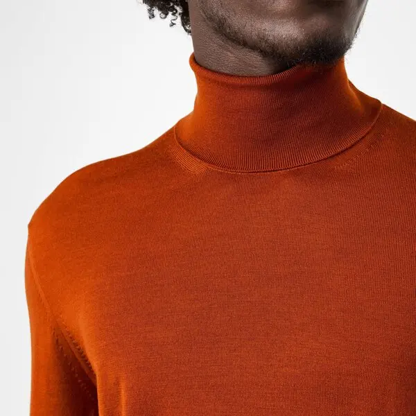 Saint Laurent Solid Color Casual Knit Sweater
