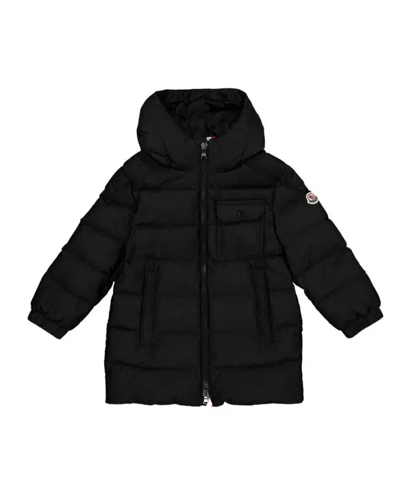 Moncler Logo Patch Down Parka Jacket