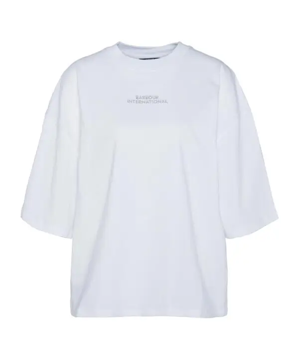 Barbour Franchesca Logo T-shirt - White