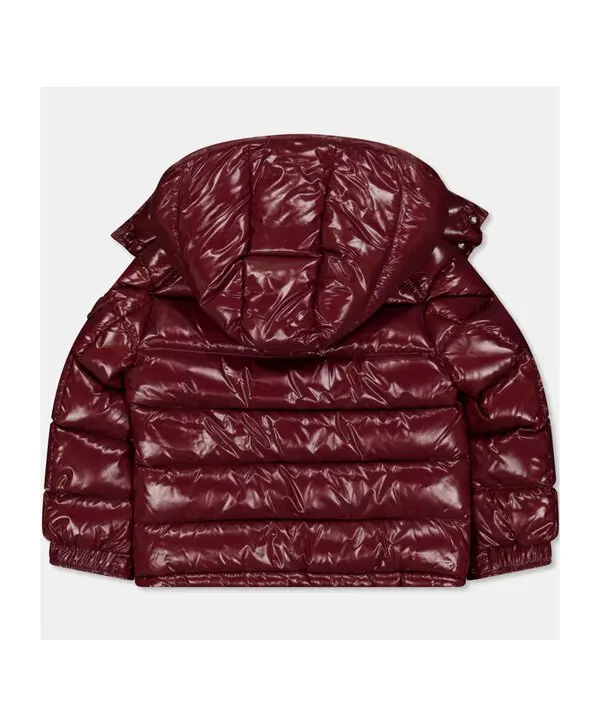 Moncler Logo Patch Hooded Down Jacket