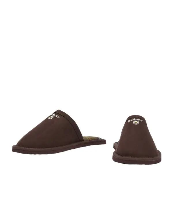 Barbour Everitt Mule Slippers - Brown