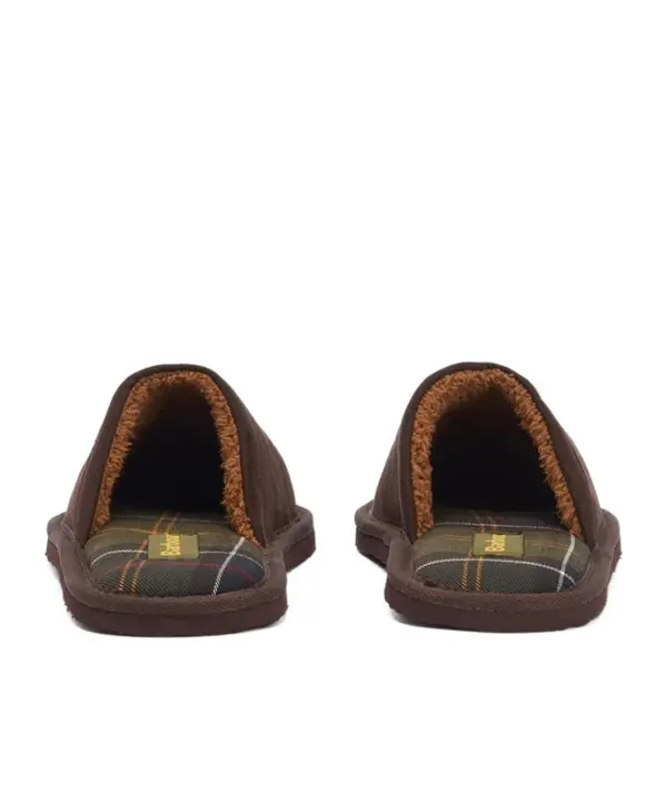 Barbour Everitt Mule Slippers - Brown