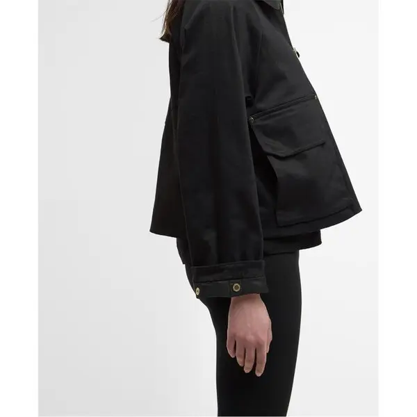 Barbour Long-sleeved Casual Jacket With Zip Closure