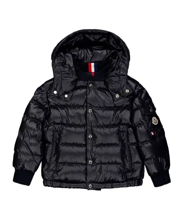 Moncler Logo Patch Quilted Down Jacket