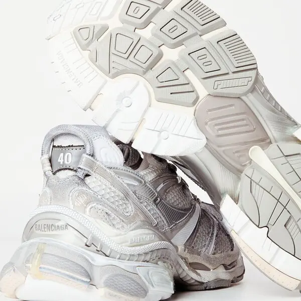 Balenciaga Runner 2 Lthr Sneakers - White
