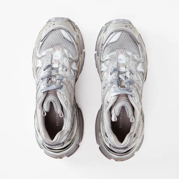 Balenciaga Runner 2 Lthr Sneakers - White
