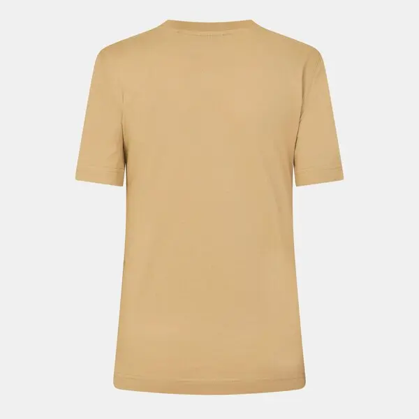 Burberry Logo Print Short Sleeve T-shirt - Nude