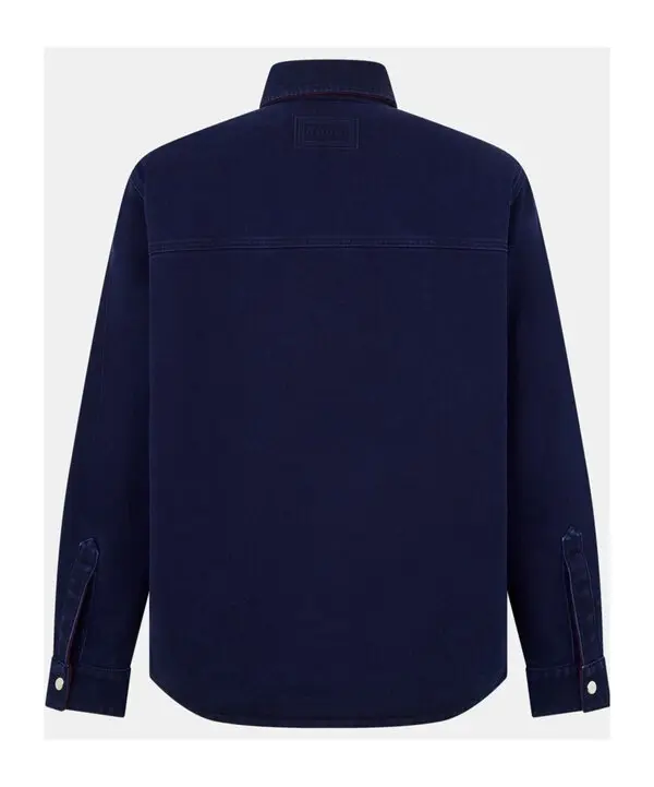 Gucci Long Sleeve Reversible Denim Shirt - Black
