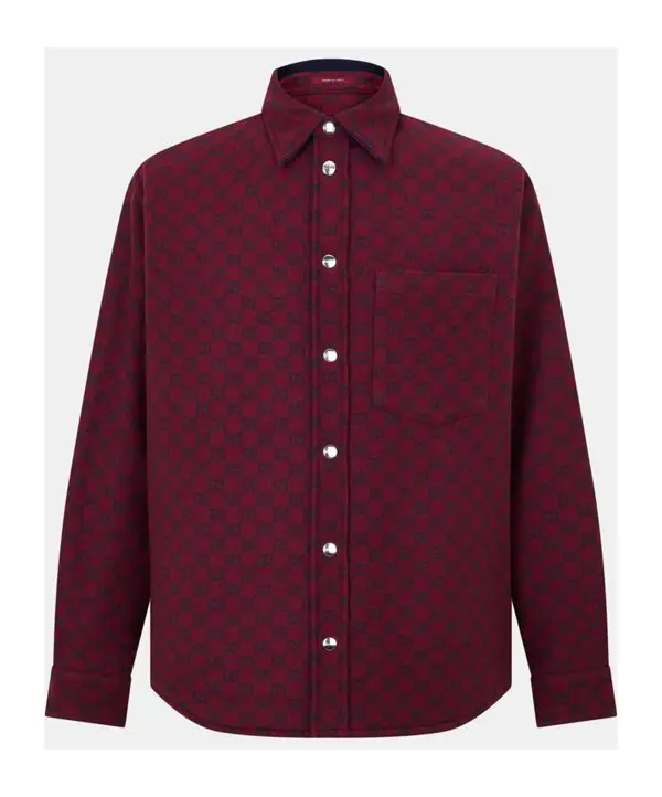 Gucci Long Sleeve Reversible Denim Shirt - Black