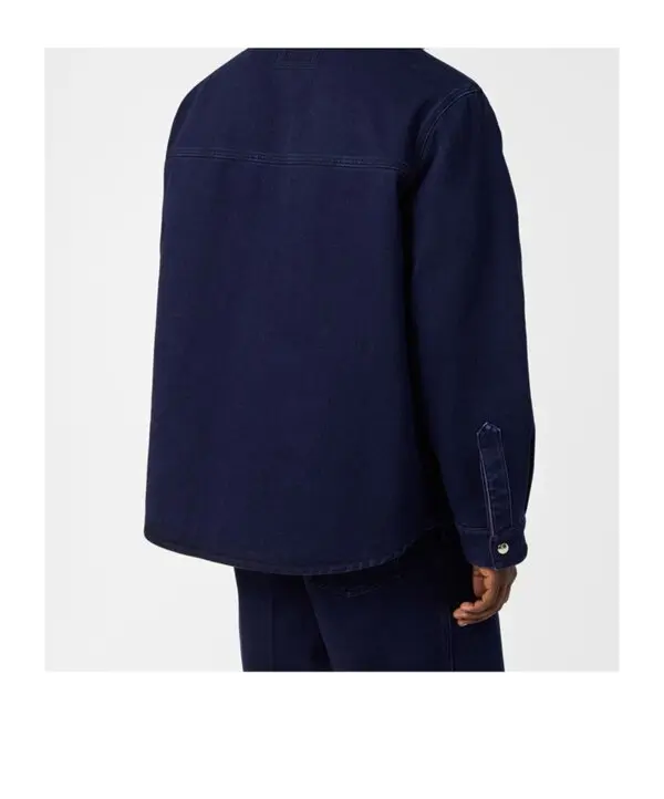 Gucci Long Sleeve Reversible Denim Shirt - Black