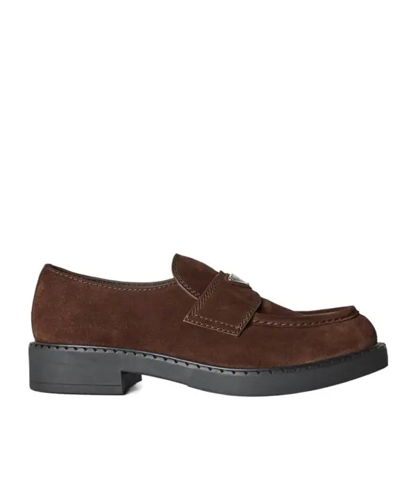 Prada Logo Loafers