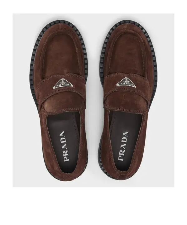 Prada Logo Loafers