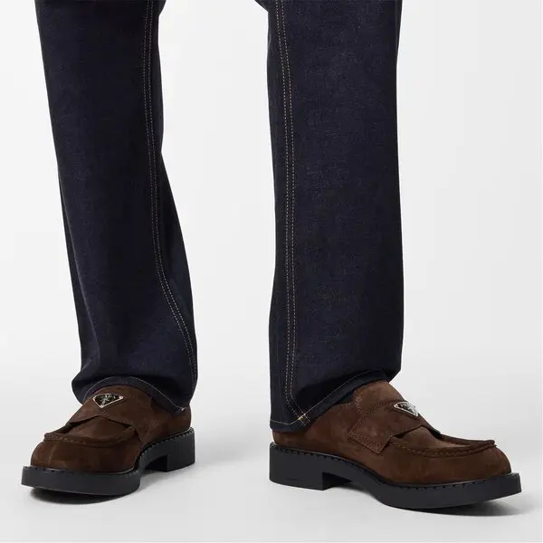 Prada Logo Loafers