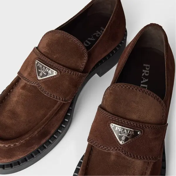 Prada Logo Loafers