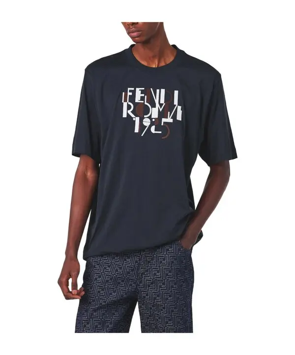 Fendi Crew Neck Short Sleeve Tee