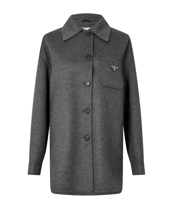 Prada Wool And Cashmere Blend Coat