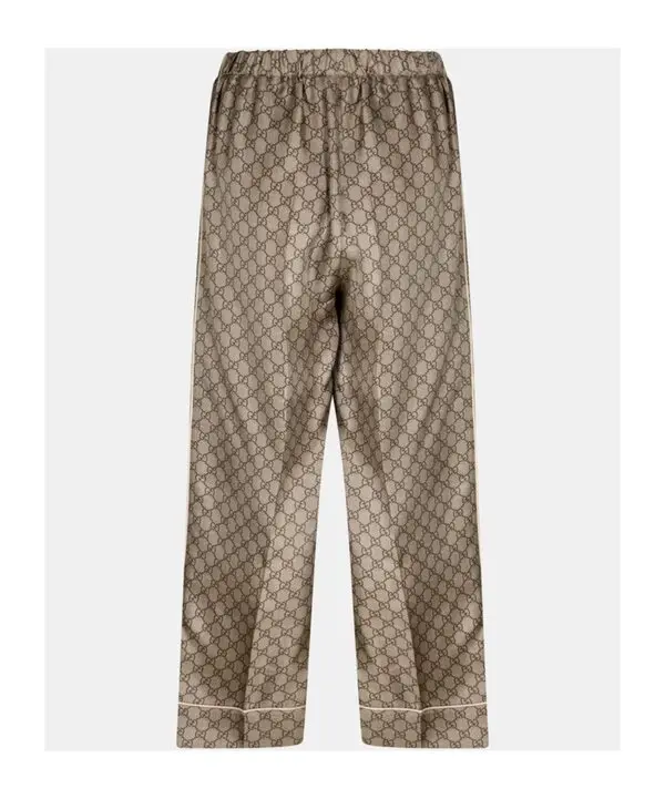 Gucci Logo Wide-leg Track Pants