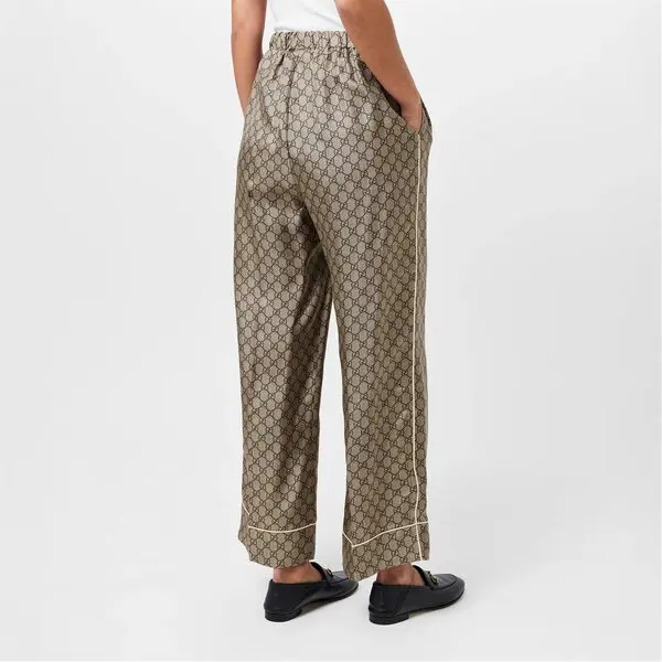 Gucci Logo Wide-leg Track Pants