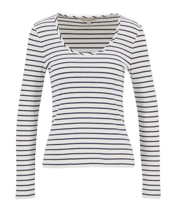 Barbour B.li Blake Top Ld53 Striped Long Sleeve Top