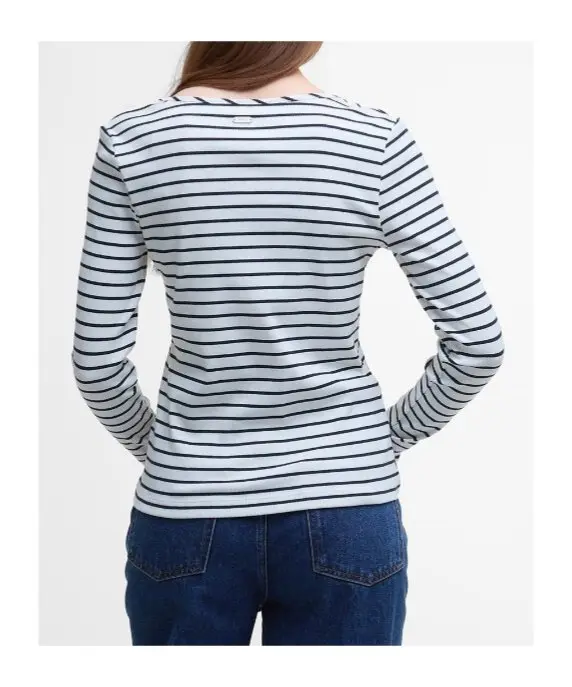 Barbour B.li Blake Top Ld53 Striped Long Sleeve Top