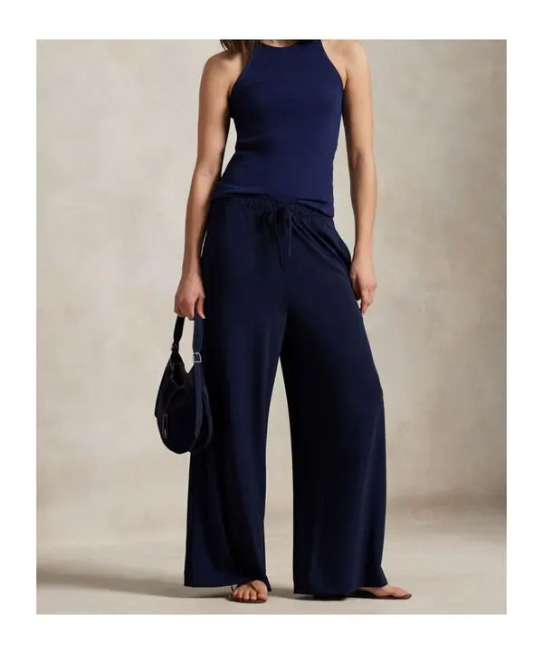 Polo Ralph Lauren Stretch Jersey Wide Leg Trousers