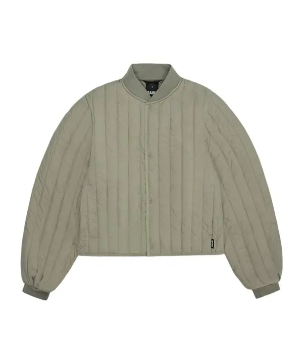 Rains Snap-button Long-sleeved Cotton Coat