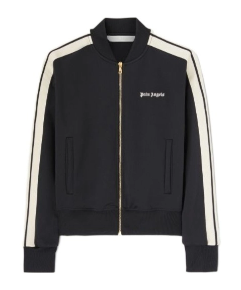 Palm Angels Logo Embroidered Zipped Jacket