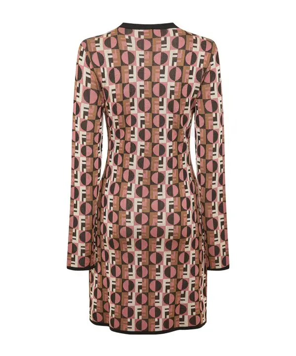 Fendi Monogram Knit Dress