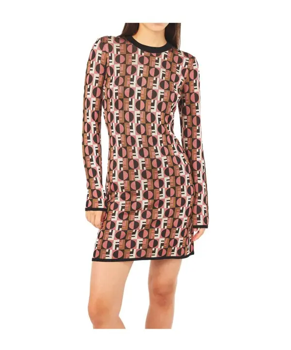 Fendi Monogram Knit Dress