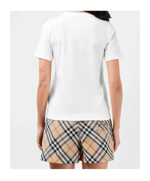 Burberry Check Label Patch T-shirt