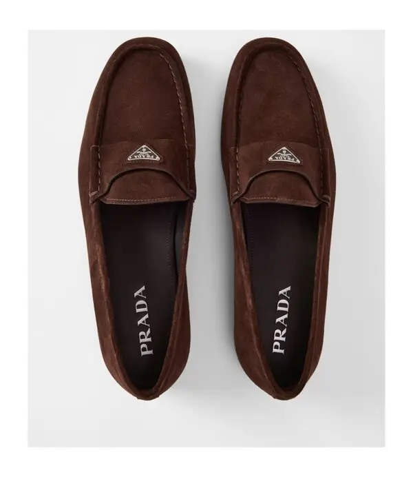 Prada Logo Loafers