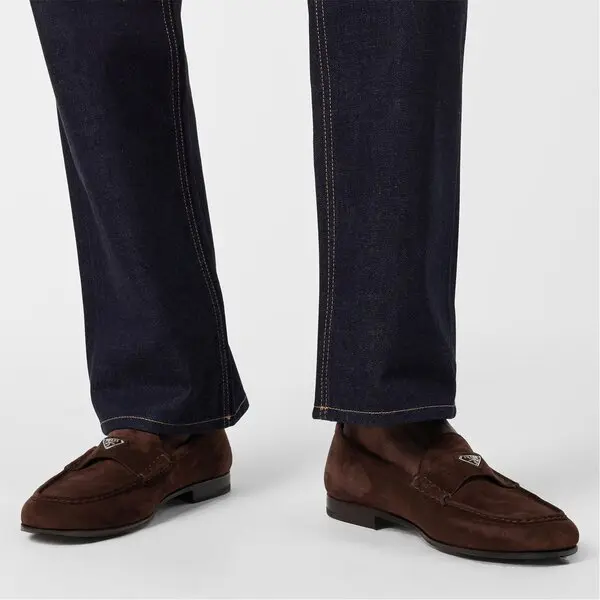Prada Logo Loafers