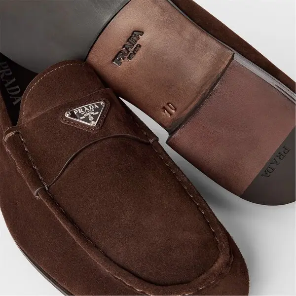 Prada Logo Loafers