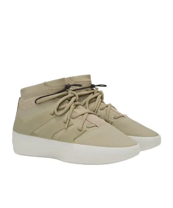 Adidas Light Khaki Knit High-top Sneakers
