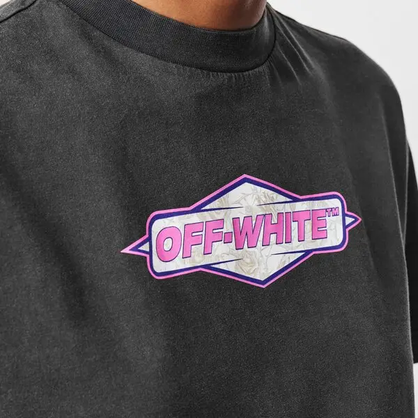 Off-White Off Roses Wash T-shirt