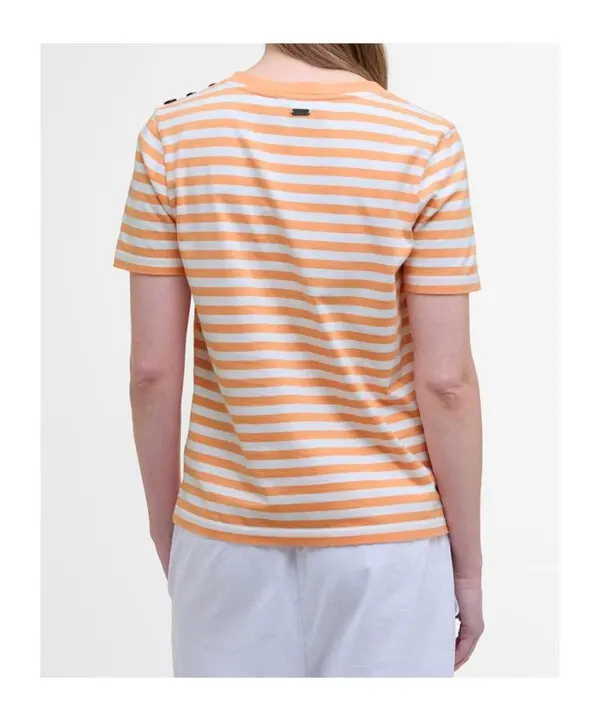 Barbour Striped Crewneck Short Sleeve Top